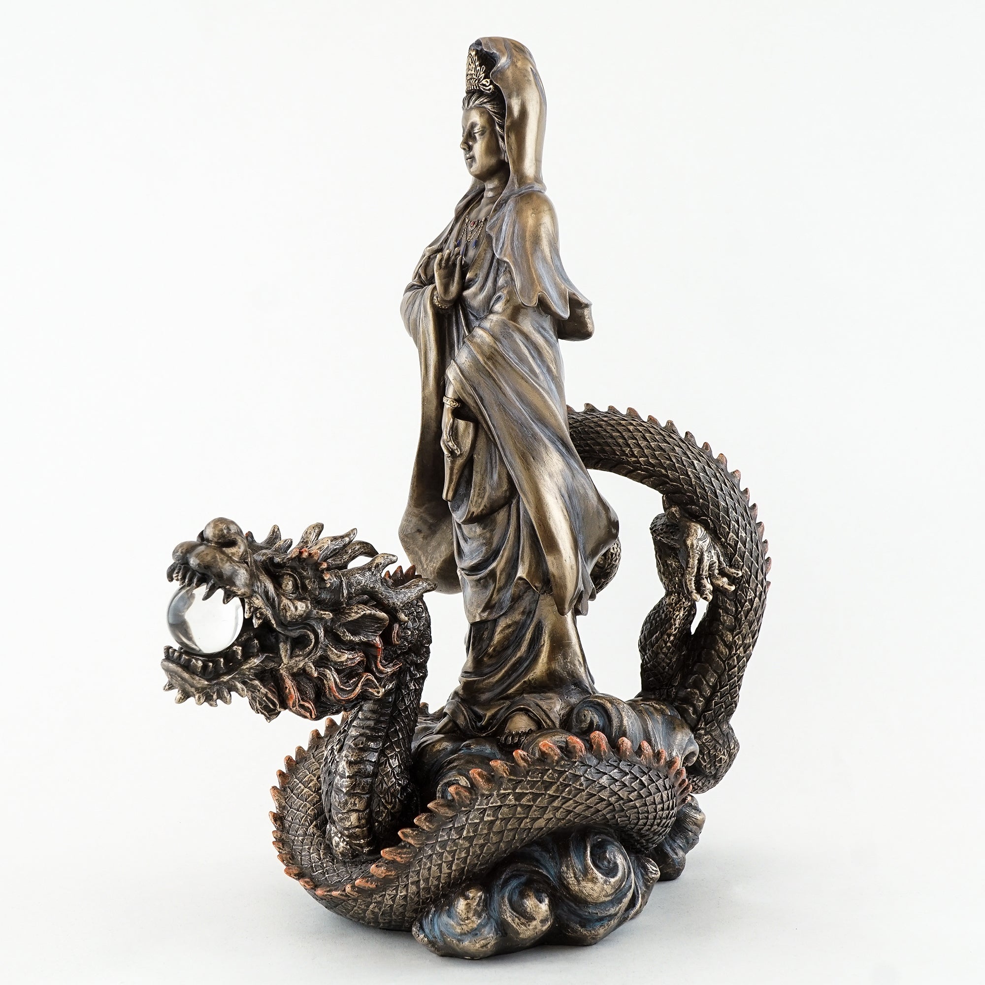 Quan Yin on Dragon – Many Hands Gallery